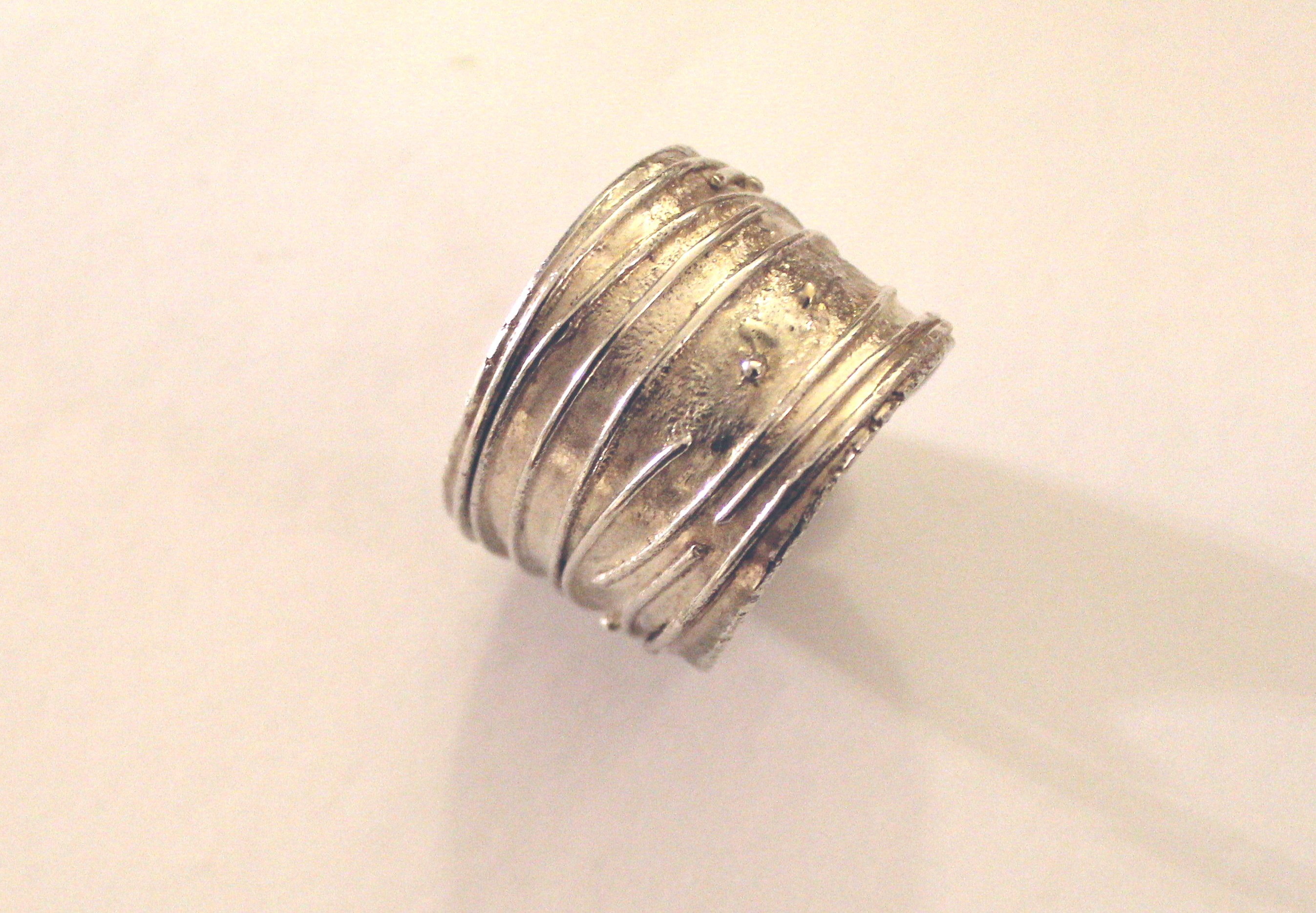 Free-form silver ring – Marcusa Design